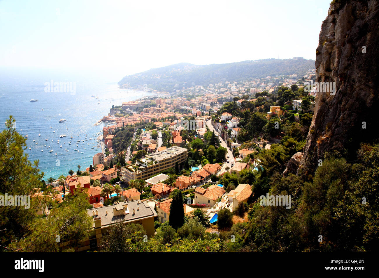 aerial view of Nice and nearby islands Stock Photo - Alamy