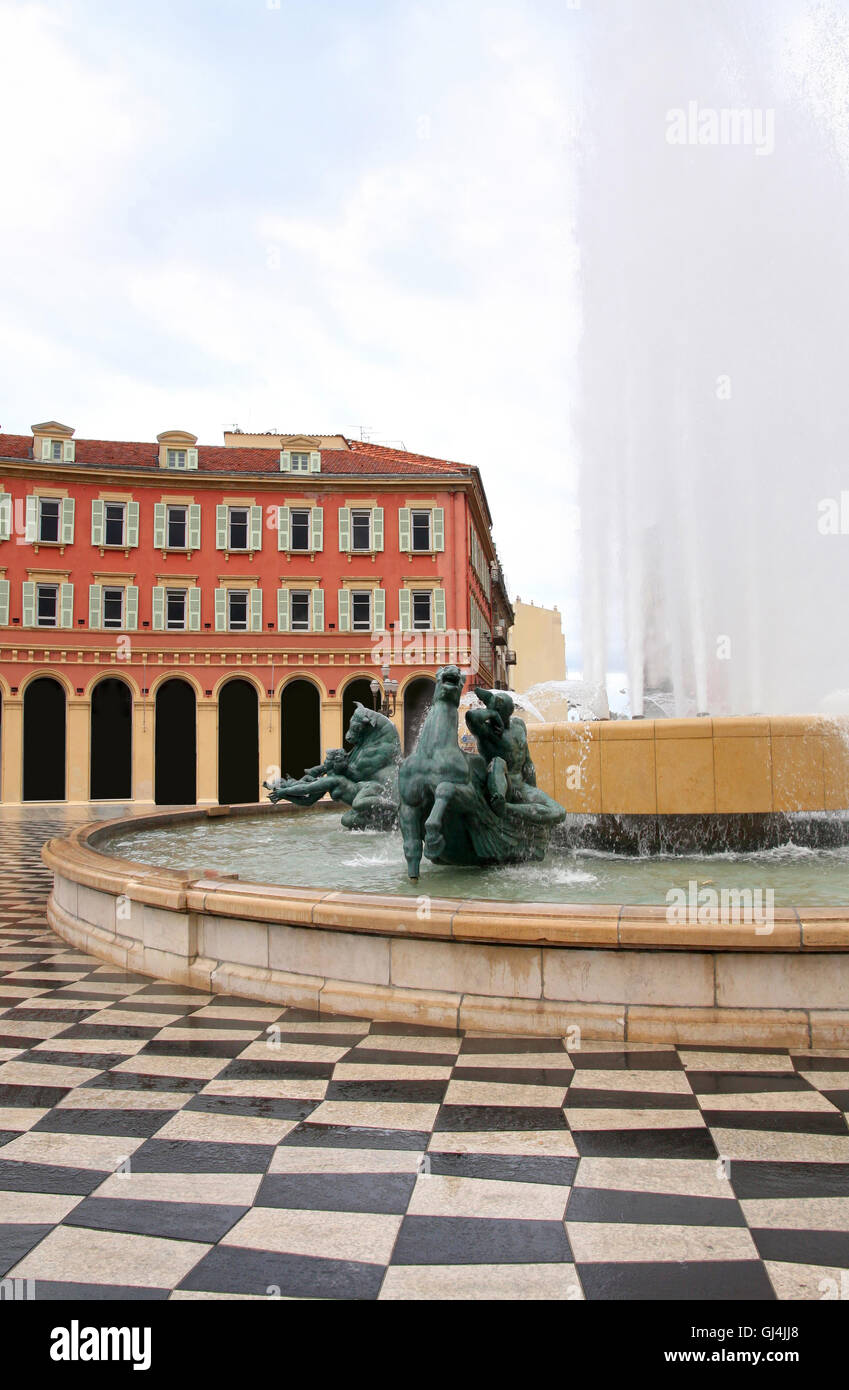 plaza Massena Square Stock Photo - Alamy
