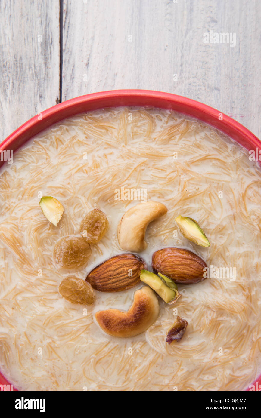 sweet Kheer or khir payasa, gil-e-firdaus, fereni also known as Sheer ...