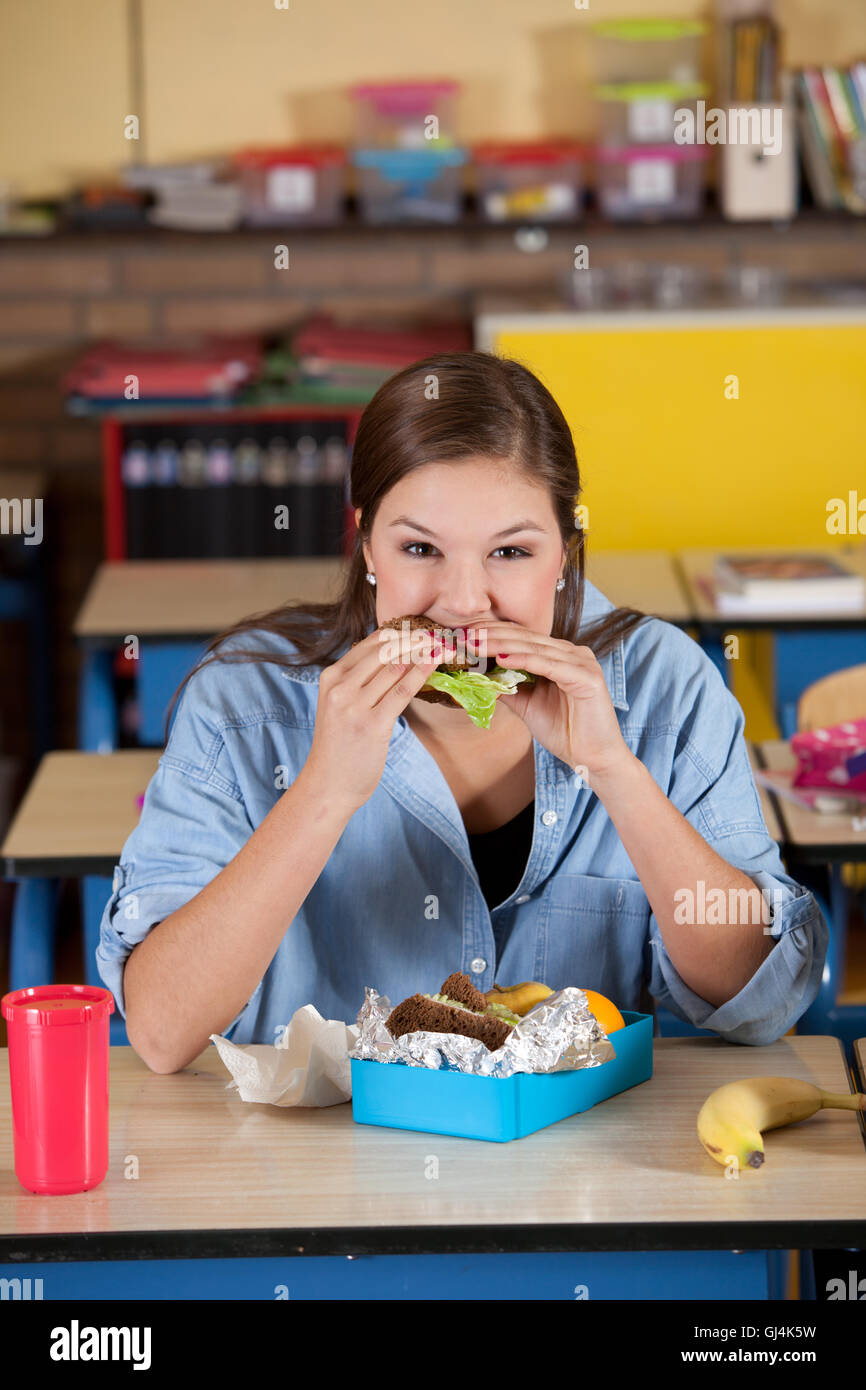 Taking a bite Stock Photo - Alamy
