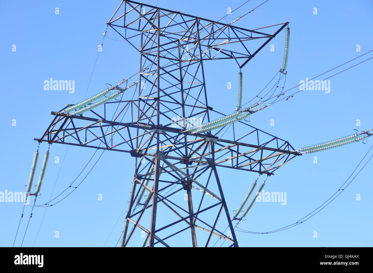 Power pylon fragment electricity hi-res stock photography and images ...