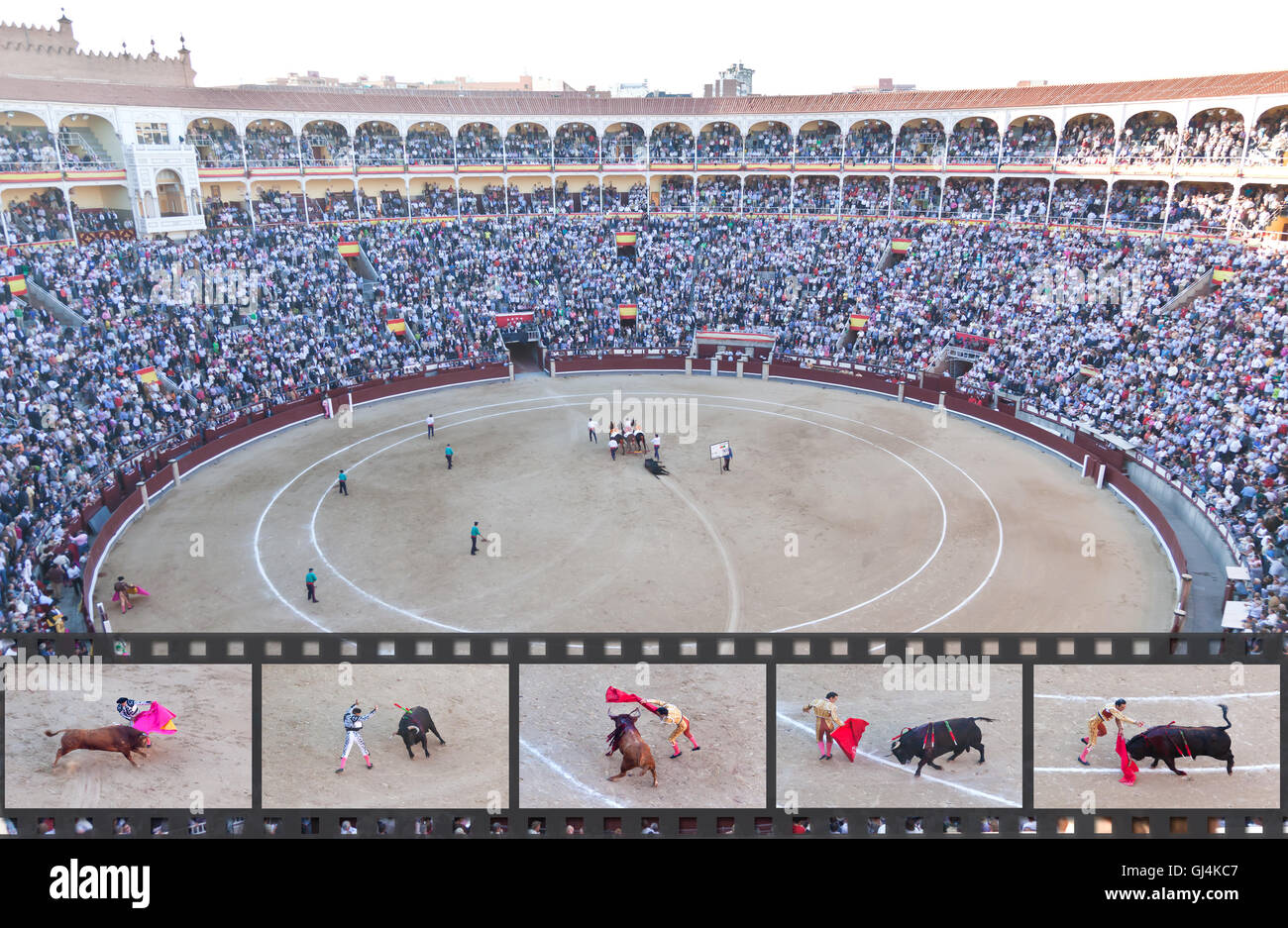 Bullfight - the one of the most controversial events in the world Stock ...