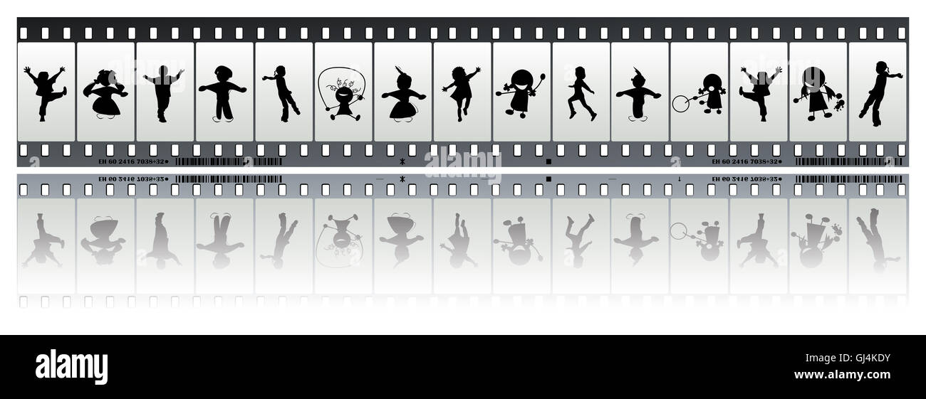Negative film strip children hi-res stock photography and images - Alamy
