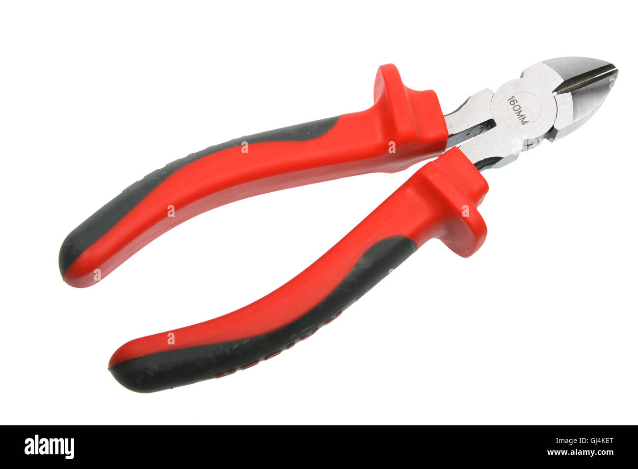 Red pliers. New condition Stock Photo - Alamy