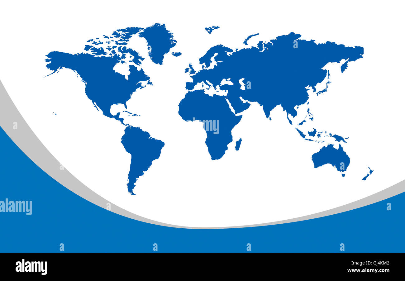 Whole world map hi-res stock photography and images - Alamy