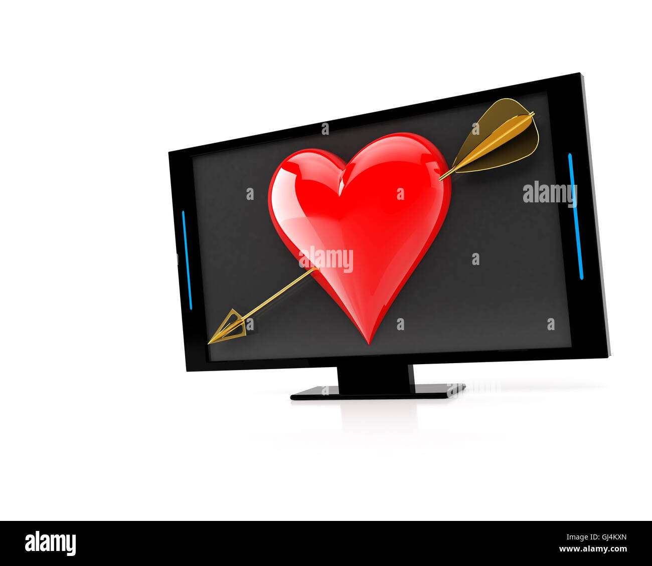 plasma heart arrow Stock Photo - Alamy