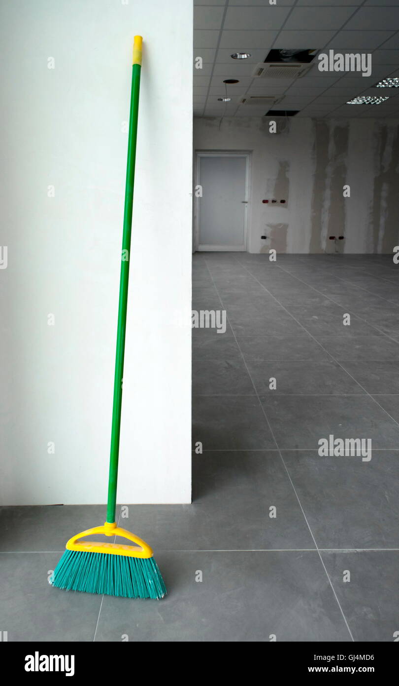 Construction broom hi-res stock photography and images - Alamy
