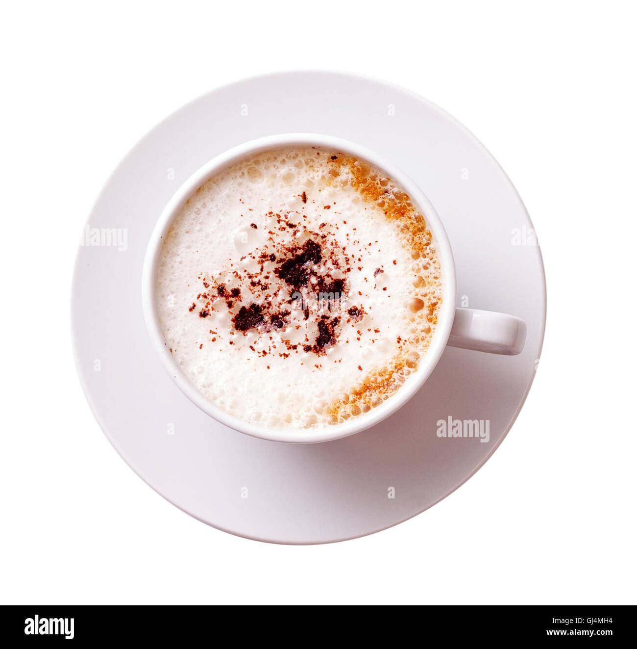 White mug of coffee isolated Stock Photo - Alamy