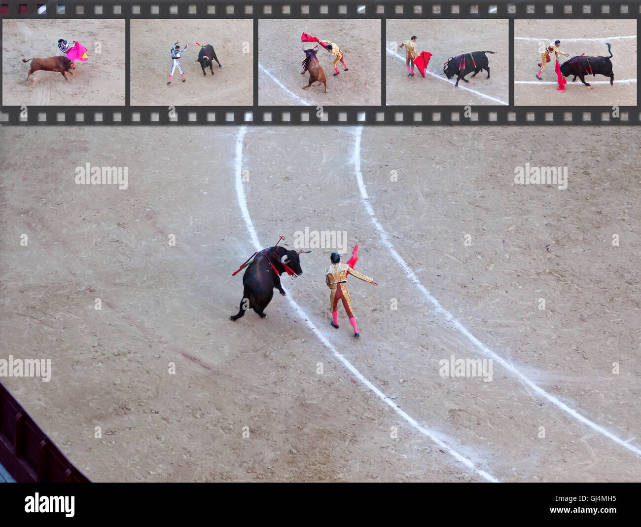 Bullfight - the one of the most controversial events in the world Stock ...