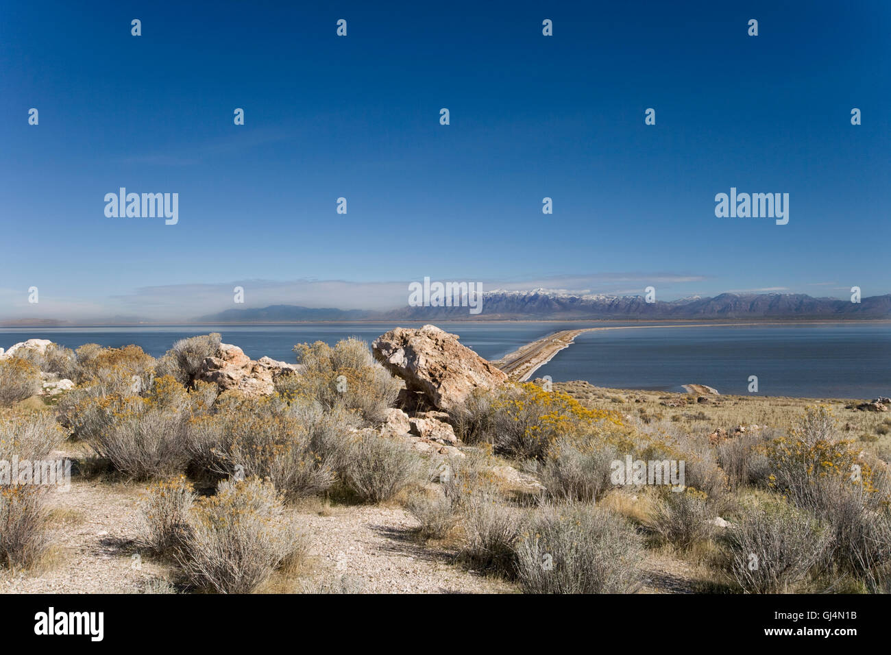 Antelope Island State Park in Utah Stock Photo - Alamy