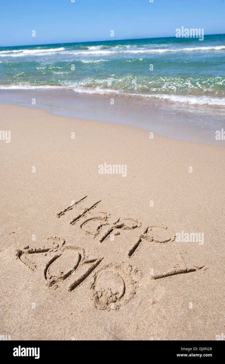 Message on the beach Stock Photo - Alamy