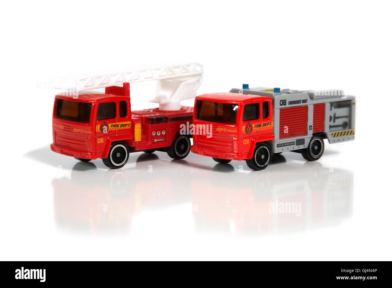 model vehicles of firefighters Stock Photo - Alamy