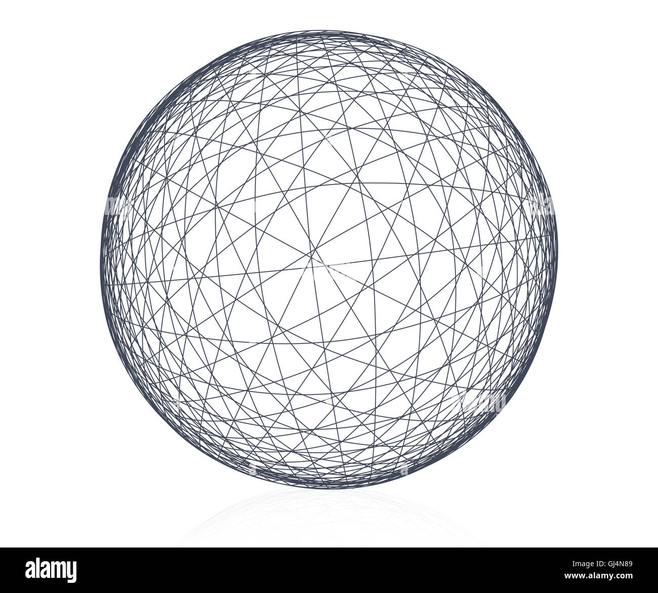 Abstract 3d wireframe shape hi-res stock photography and images - Alamy