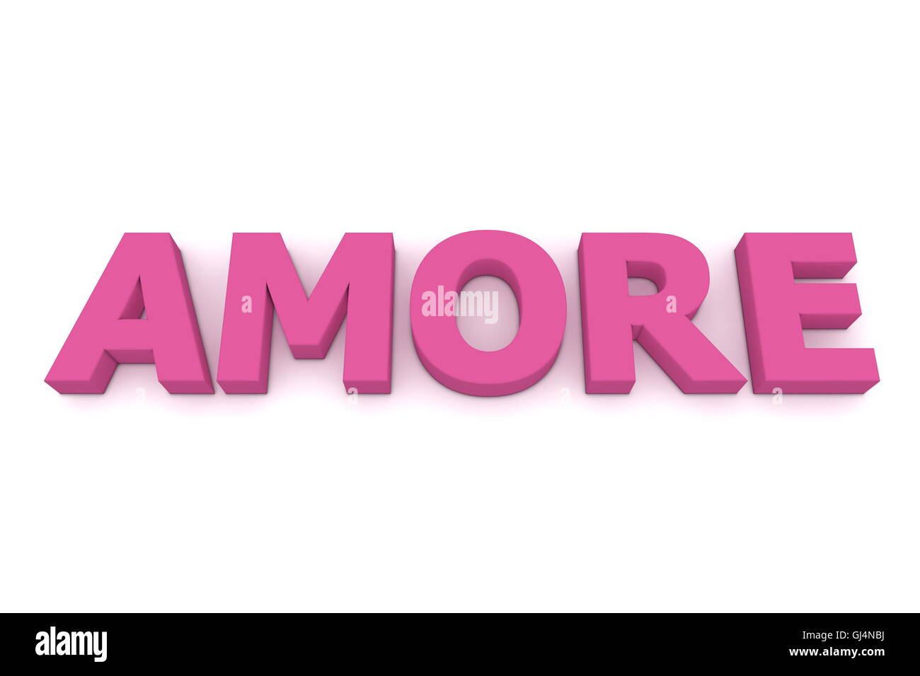 Amore in Pink/Purple Stock Photo - Alamy