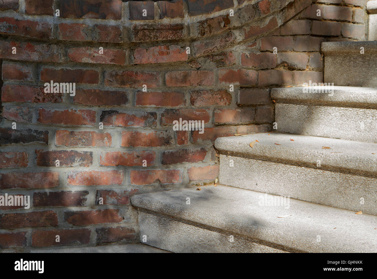 Brick and stone stairs Stock Photo - Alamy
