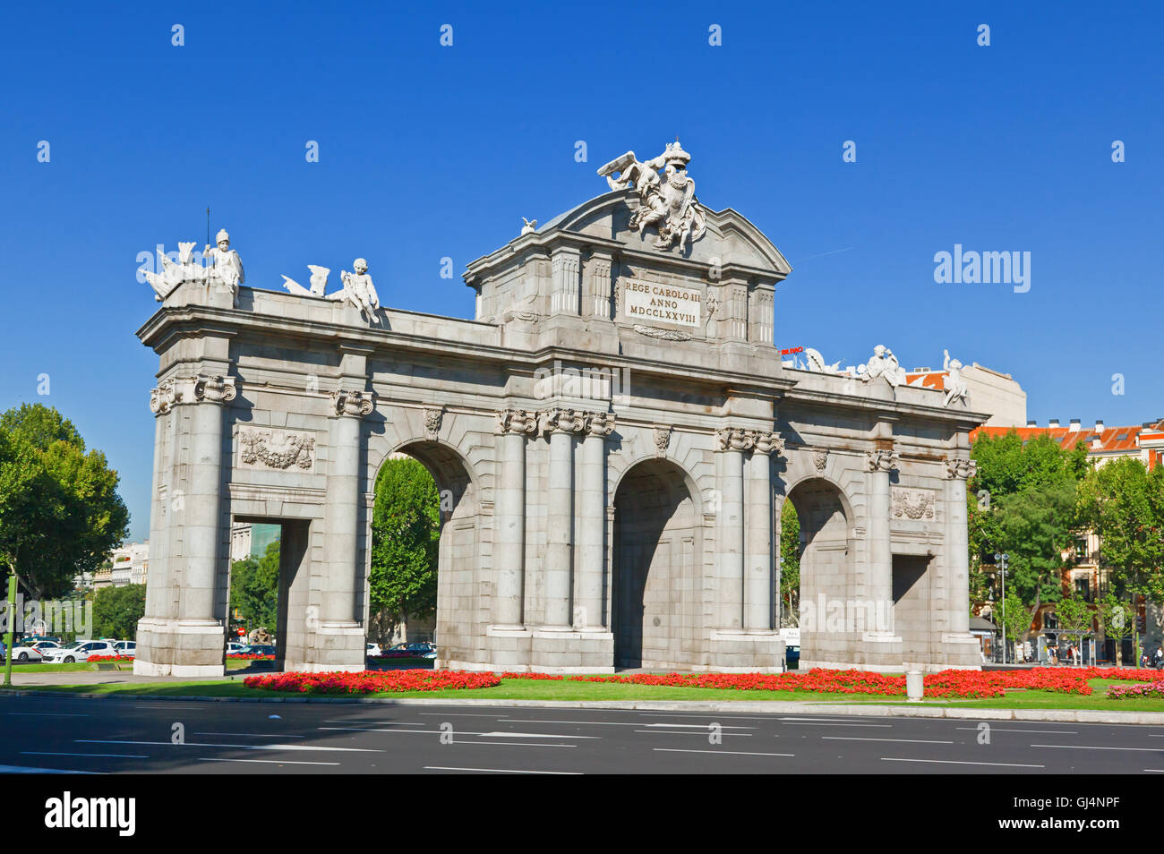 The Puerta de Alcala in Madrid Stock Photo - Alamy