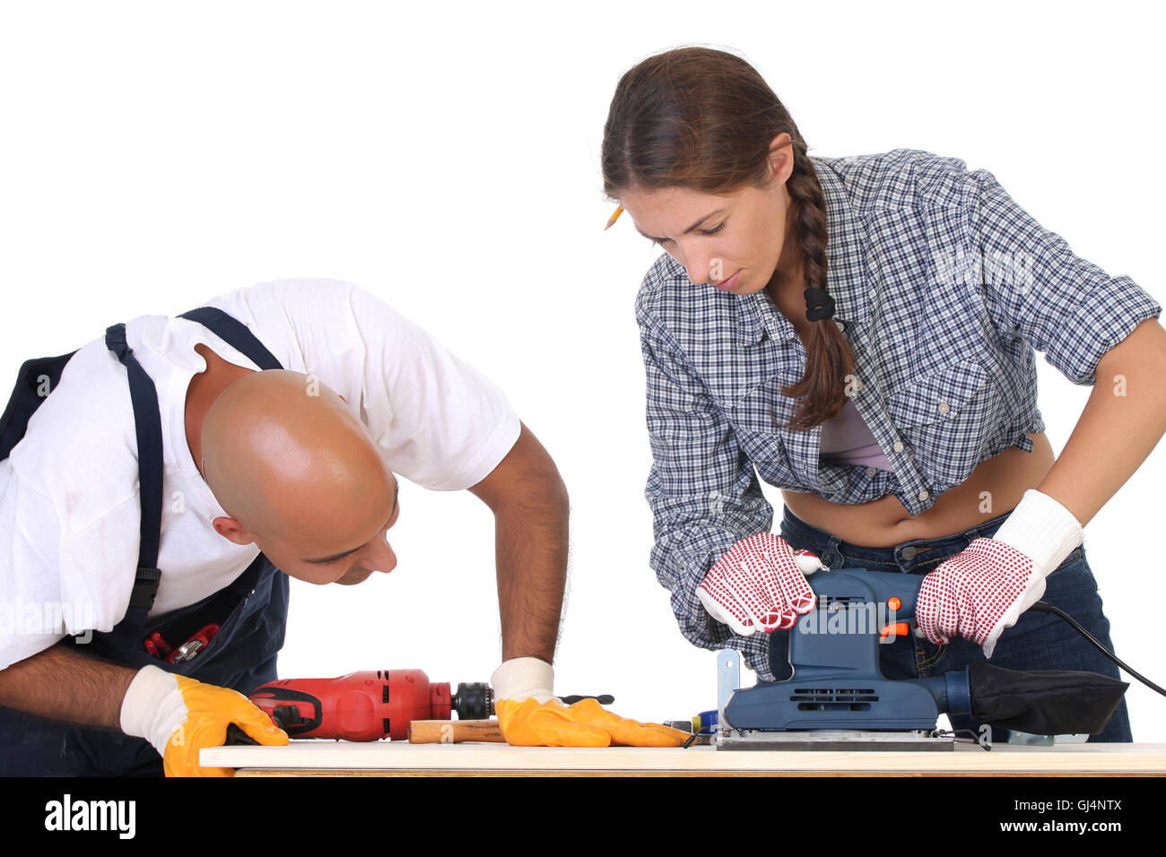 Polish workers construction hi-res stock photography and images - Alamy