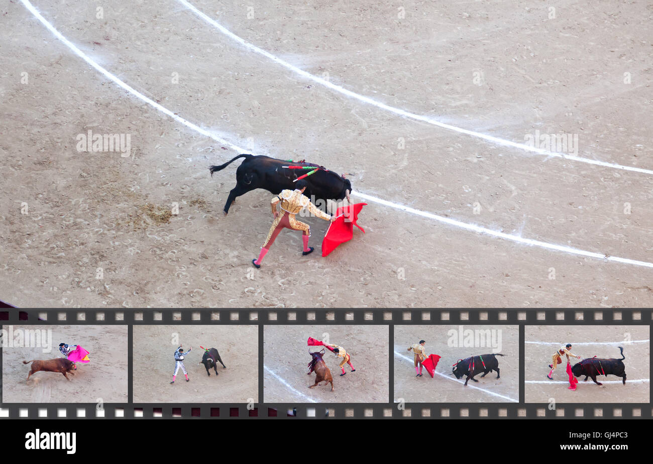 Bullfight - the one of the most controversial events in the world Stock ...