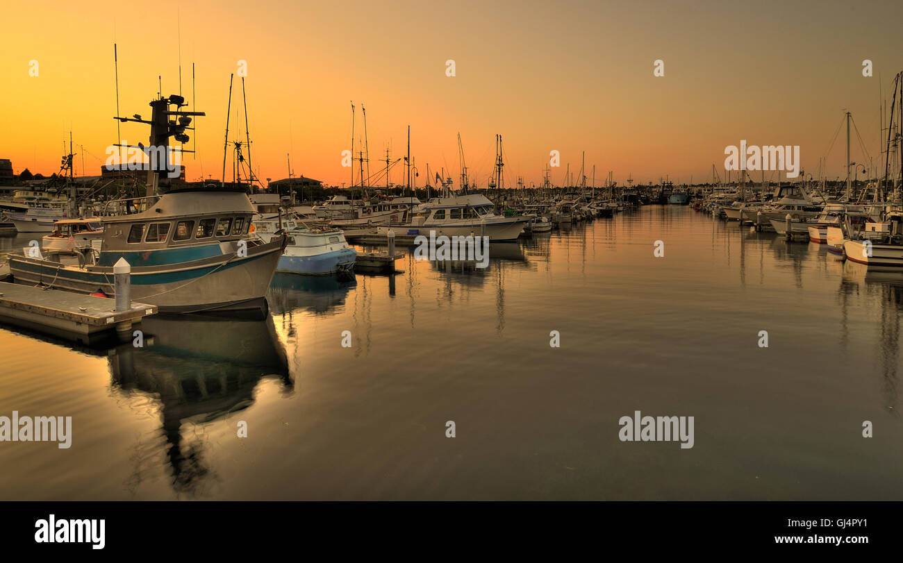 Fisherman's Terminal Seattle Stock Photo - Alamy
