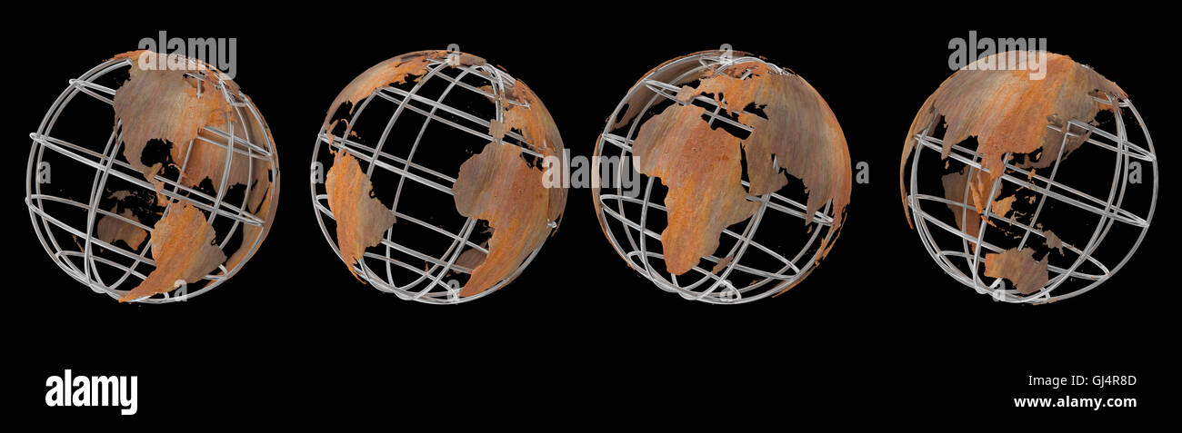 Earth texture maps hi-res stock photography and images - Alamy