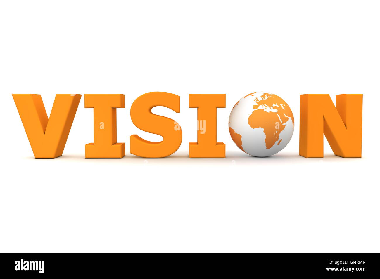 Vision World Orange Stock Photo - Alamy