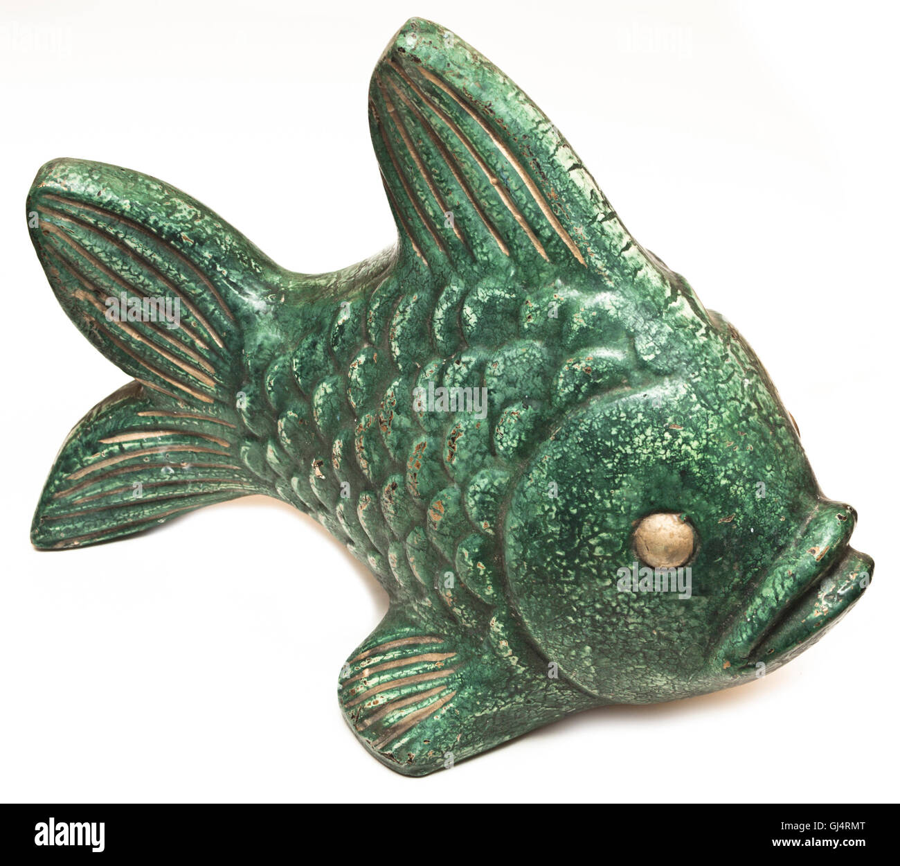 sculpture ceramic fish Stock Photo - Alamy