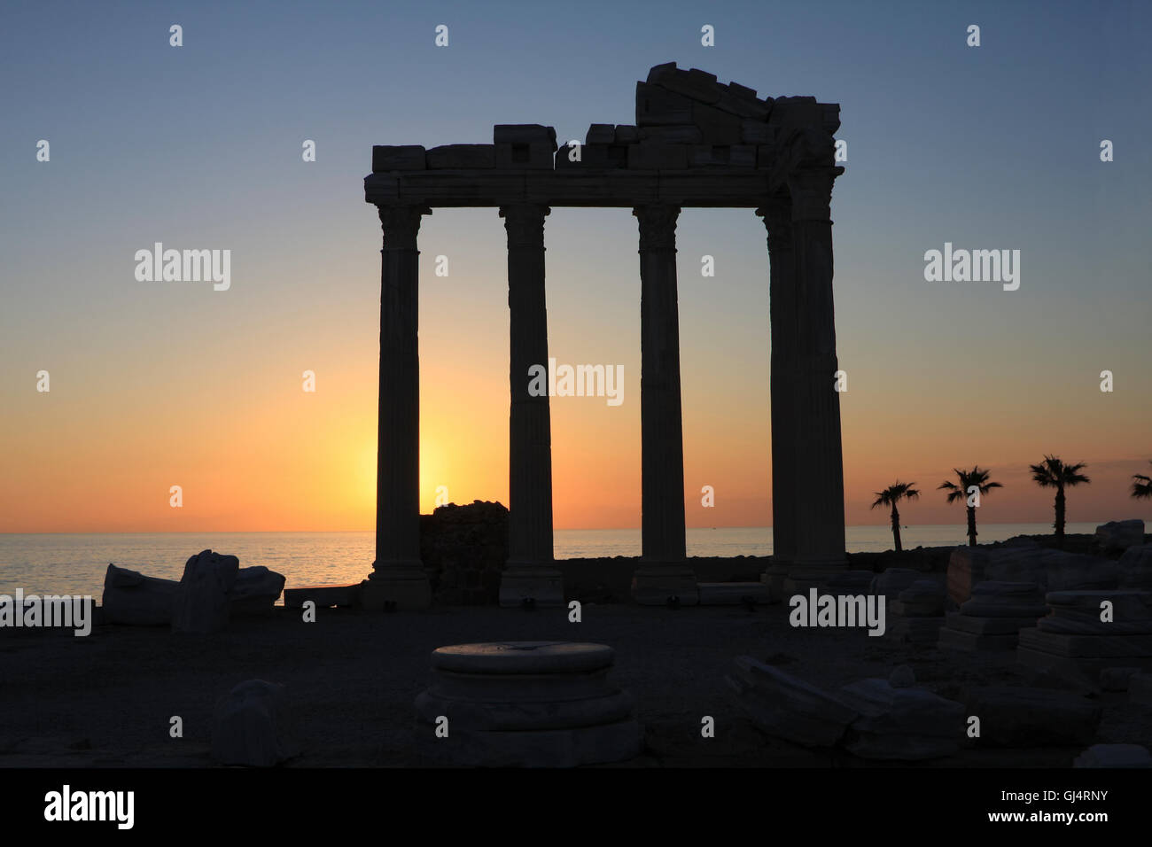 Sunset in Turkey Stock Photo - Alamy