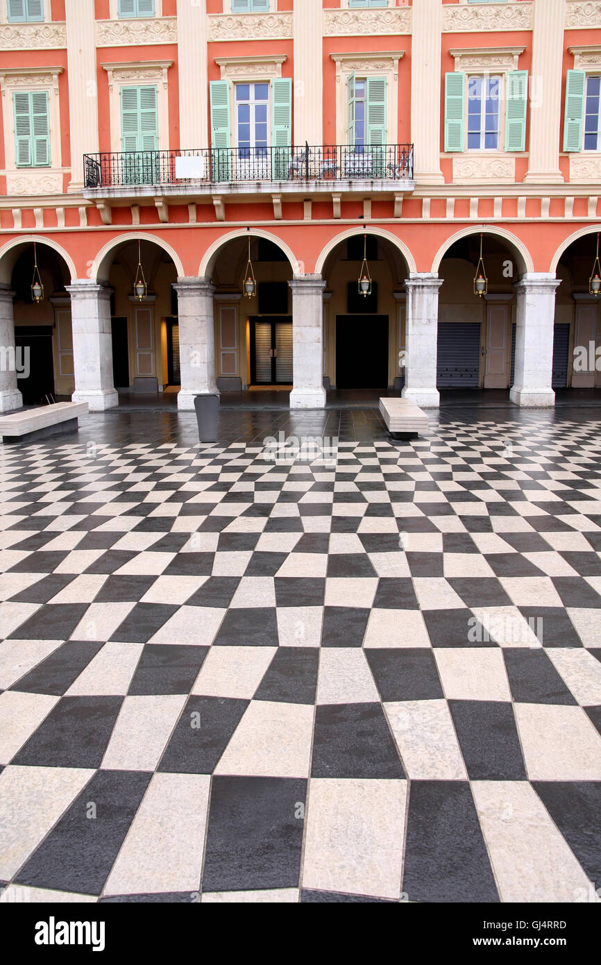 plaza Massena Square Stock Photo - Alamy