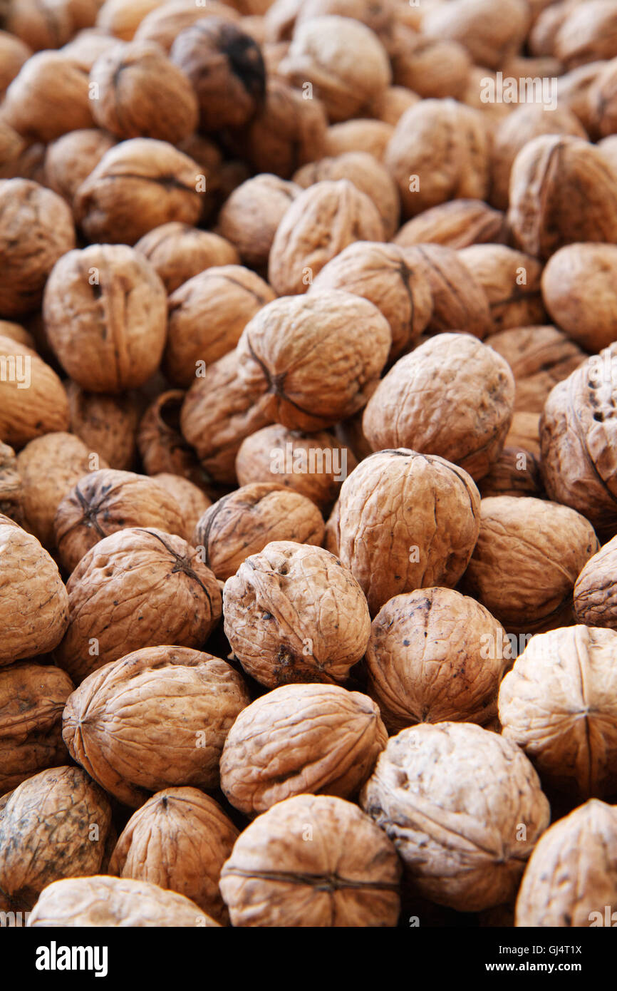 Pile of Walnuts a Stock Photo - Alamy