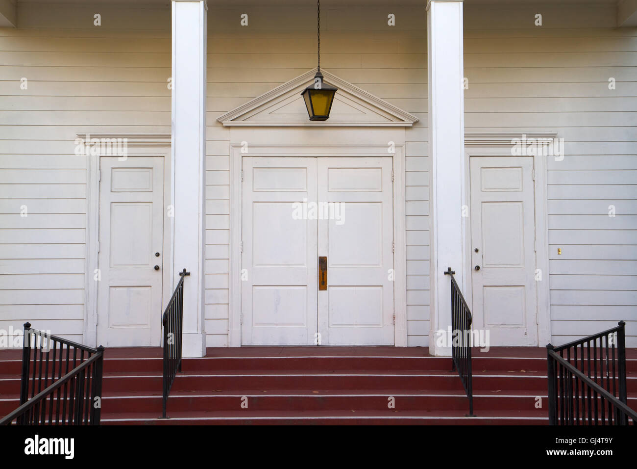 Church steps door Stock Photo - Alamy