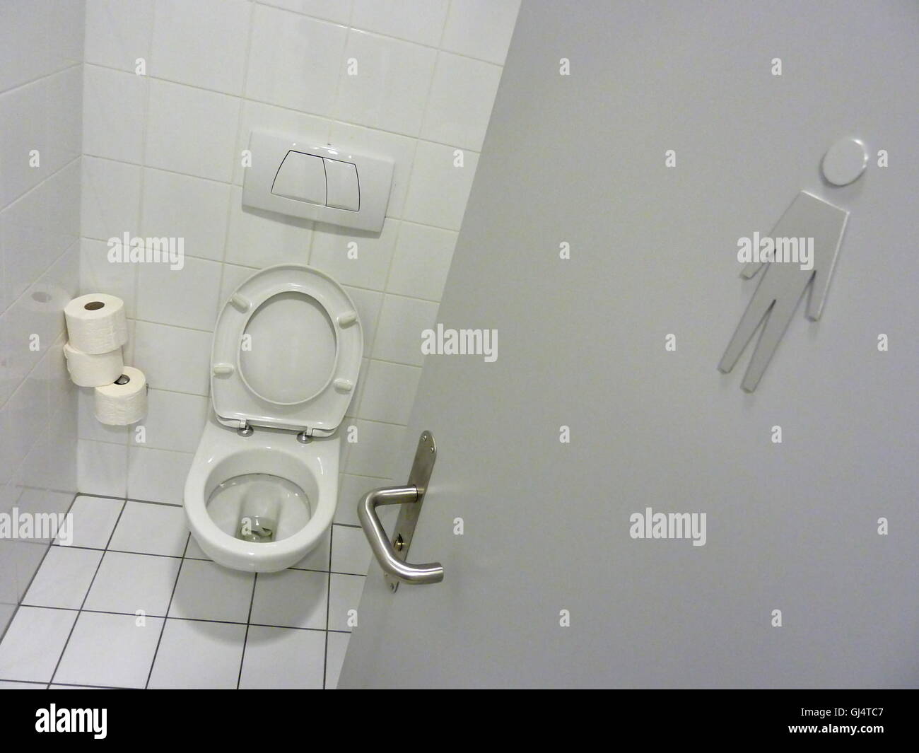 Toilet for men Stock Photo - Alamy