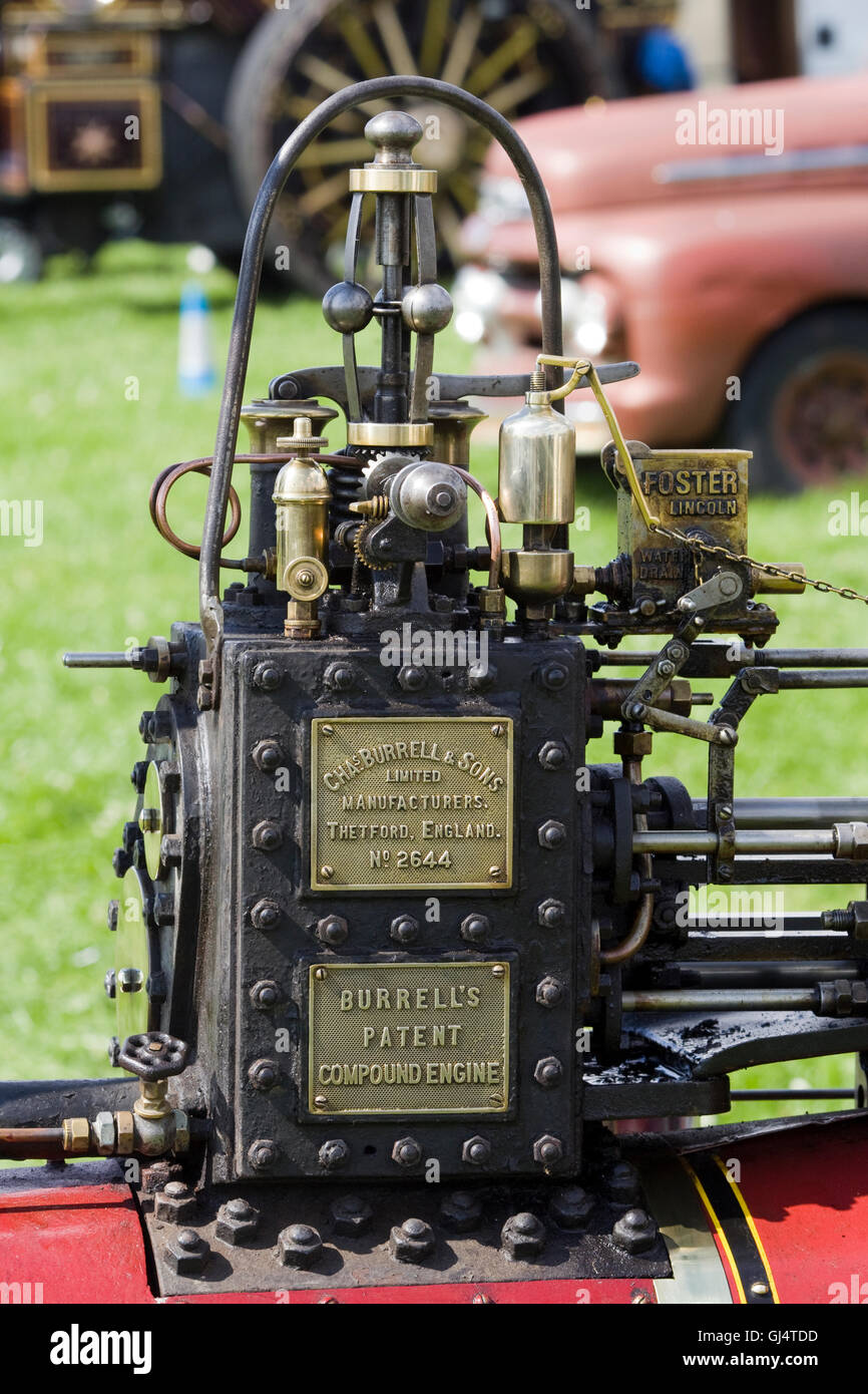 Vintage Miniature Stream Engine Stock Photo - Alamy