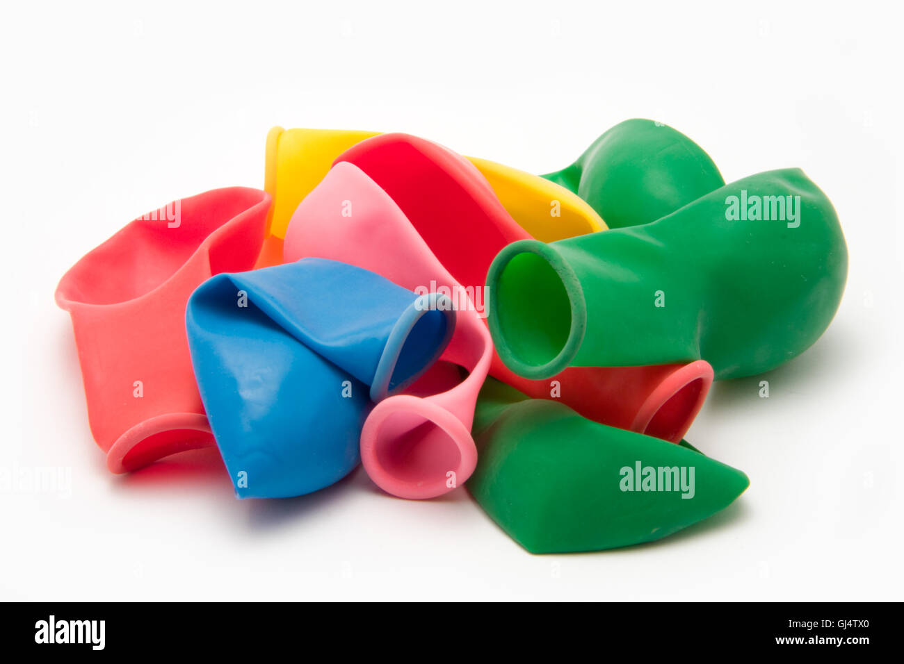 Deflated green balloon hi-res stock photography and images - Alamy