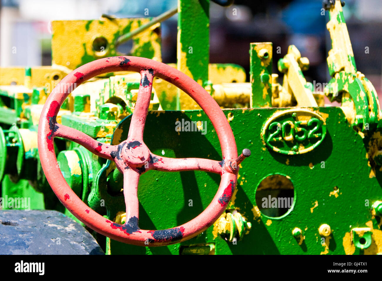 Painted tractor hi-res stock photography and images - Alamy