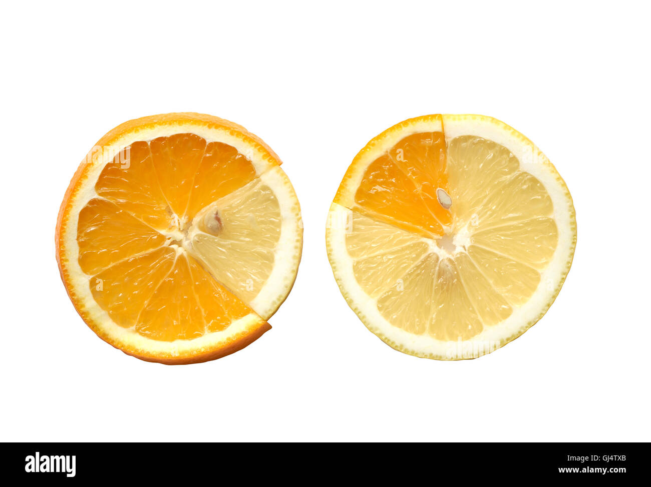 Lemon And Orange Stock Photo - Alamy