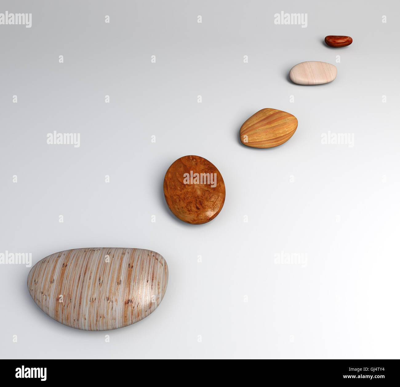 Top pebble wood Stock Photo - Alamy