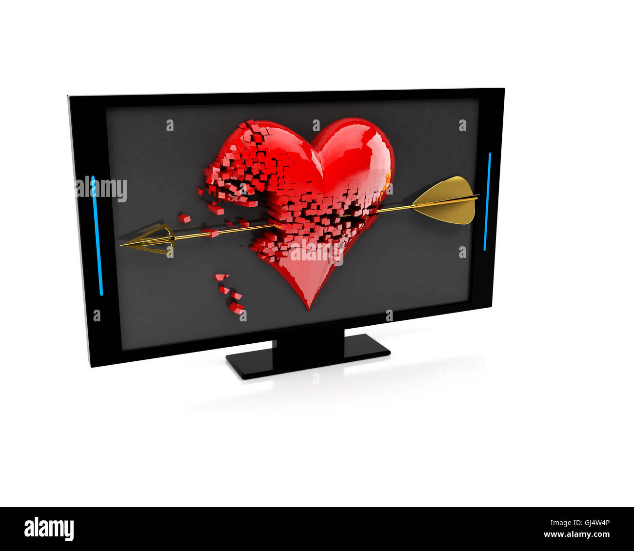 plasma break heart Stock Photo - Alamy