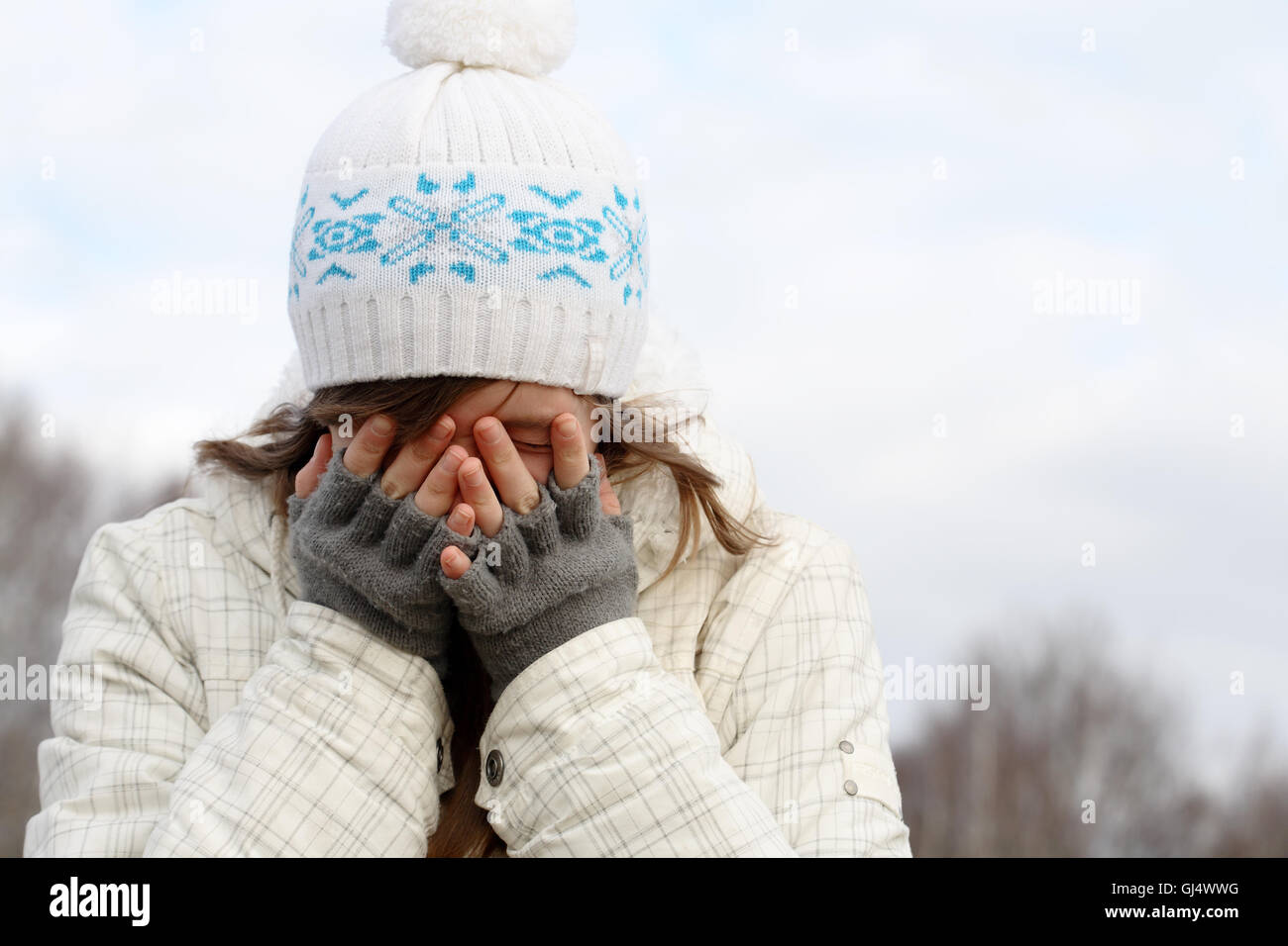 Sadness And Cold Stock Photo - Alamy