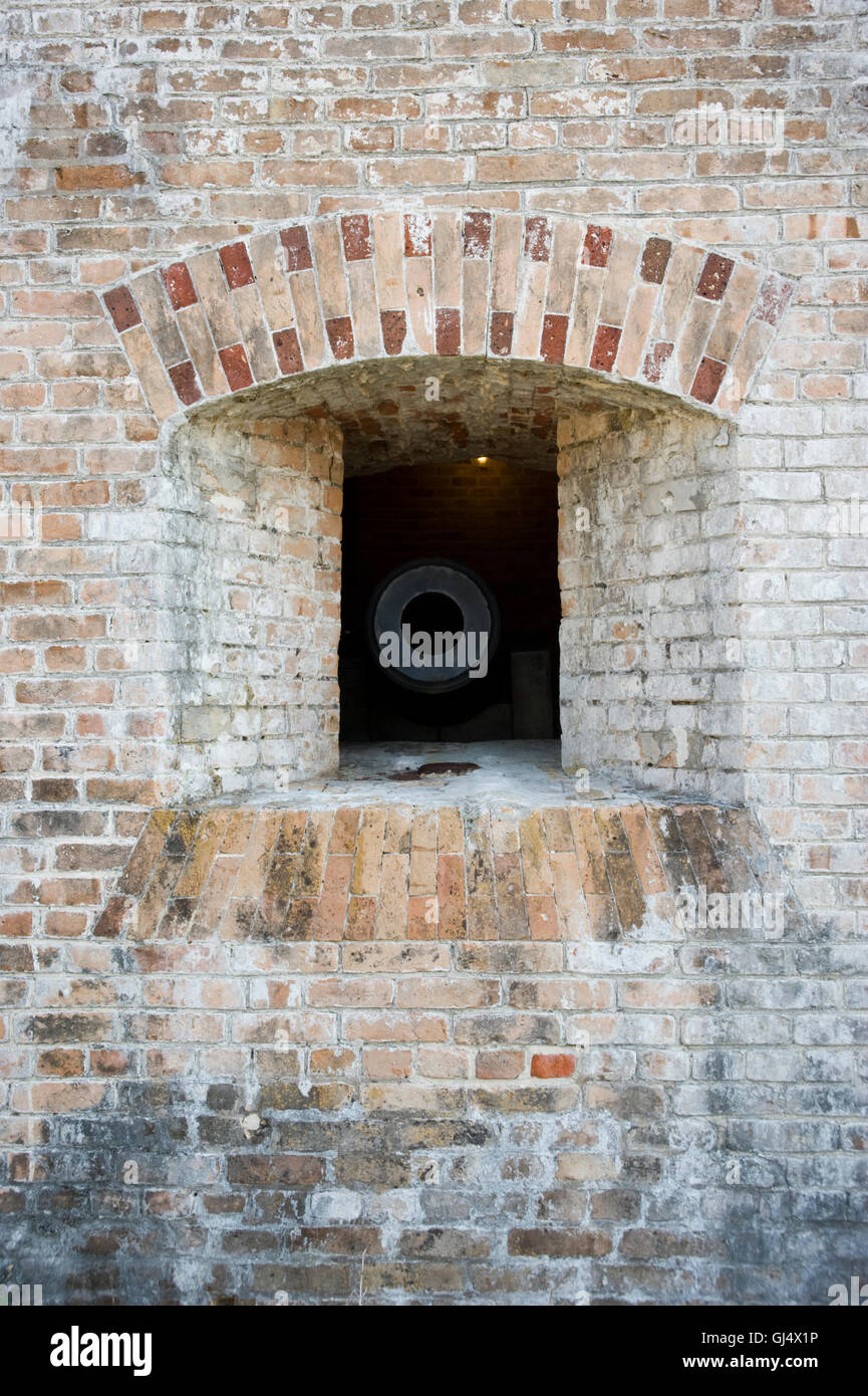 Cannon Embrasure Front Stock Photo - Alamy