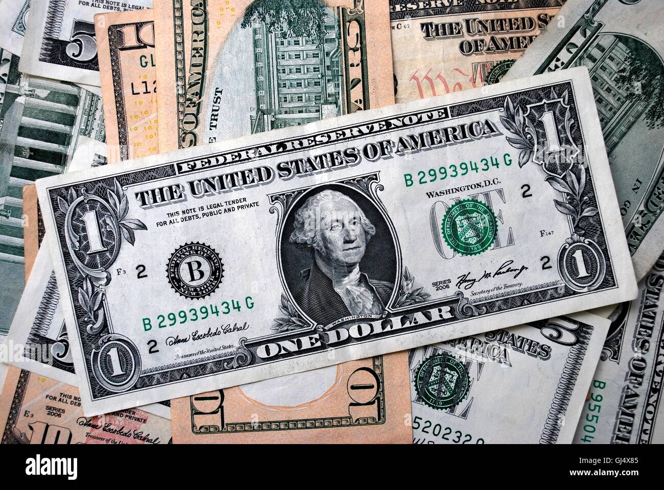 One American Dollar Stock Photo - Alamy
