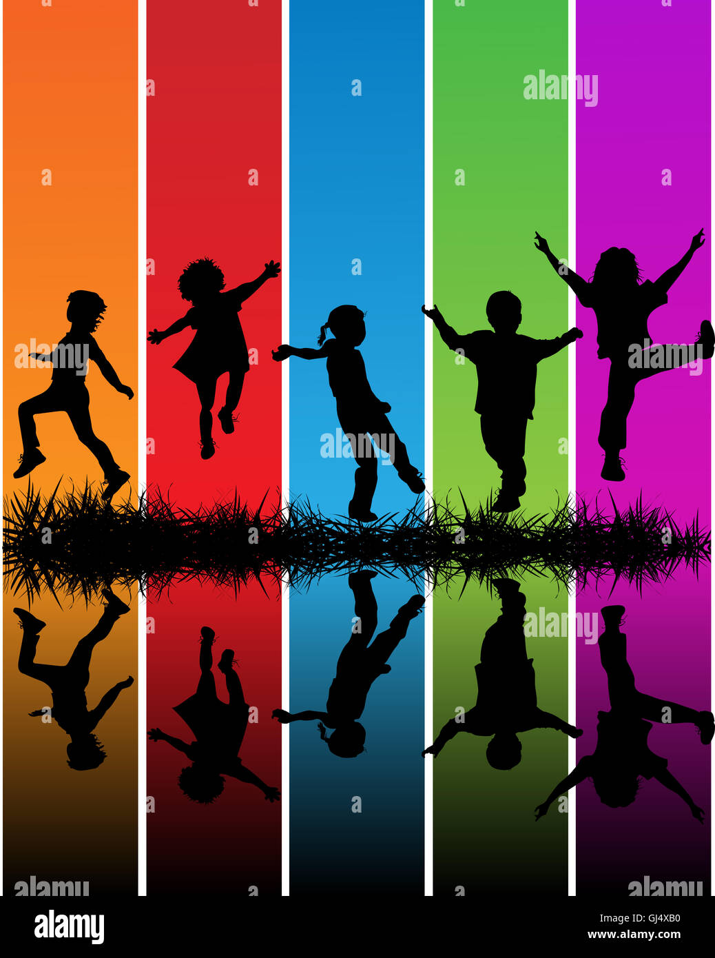Childrens playing painting hi-res stock photography and images - Alamy