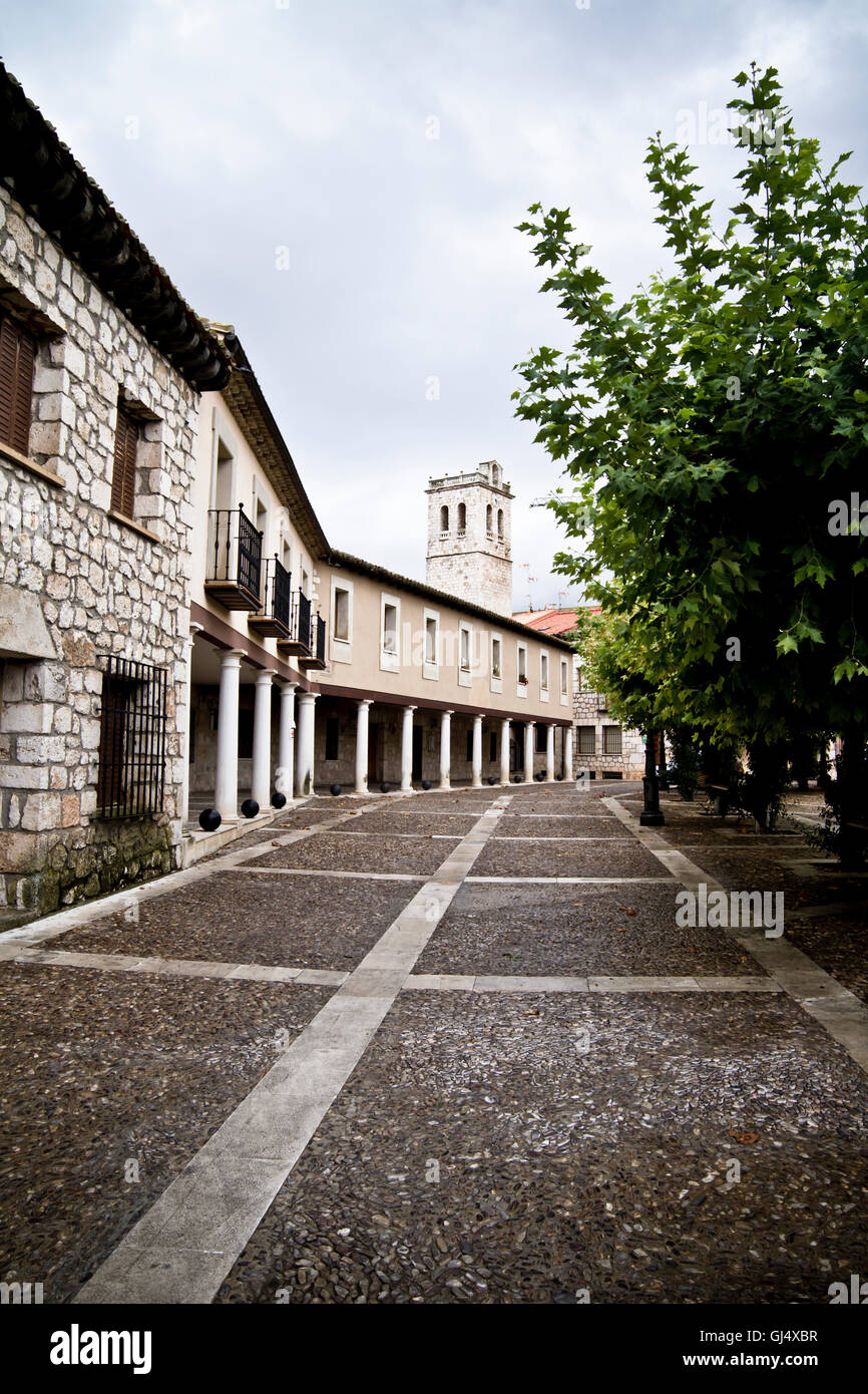 Medieval town, old architecture in Torija Spain Stock Photo - Alamy