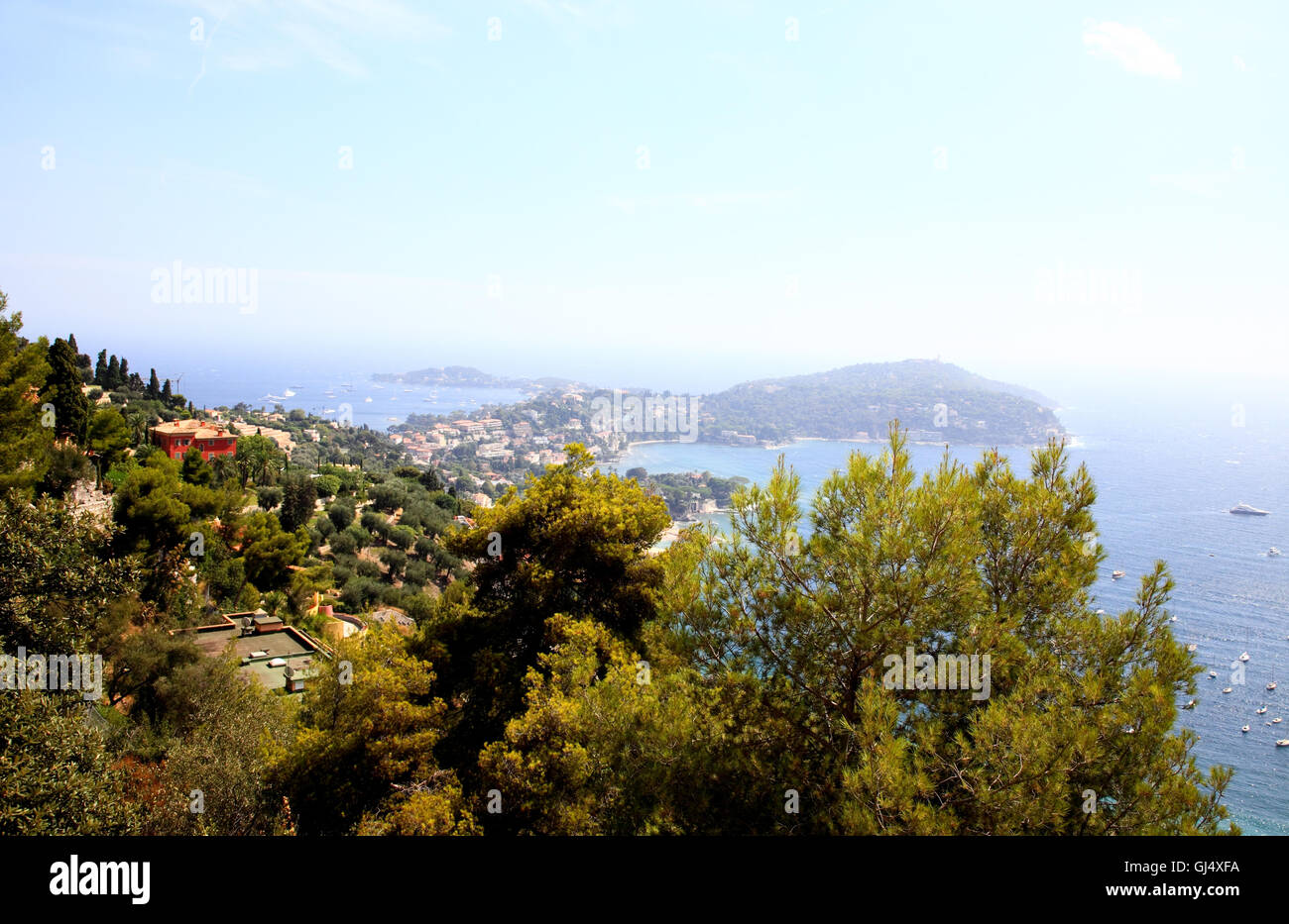 aerial view of Nice and nearby islands Stock Photo - Alamy
