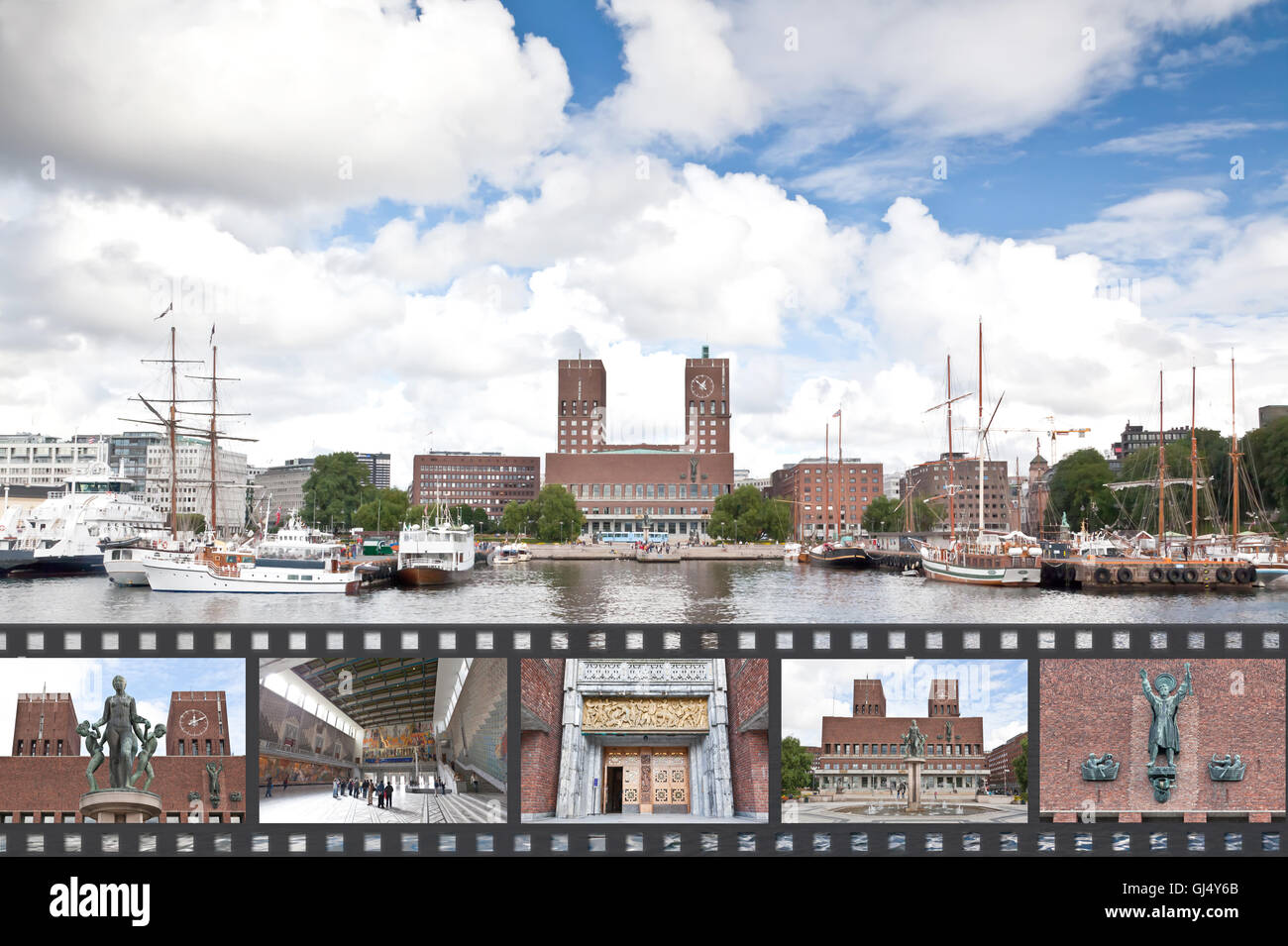 Oslo City Hall in central Oslo Stock Photo - Alamy