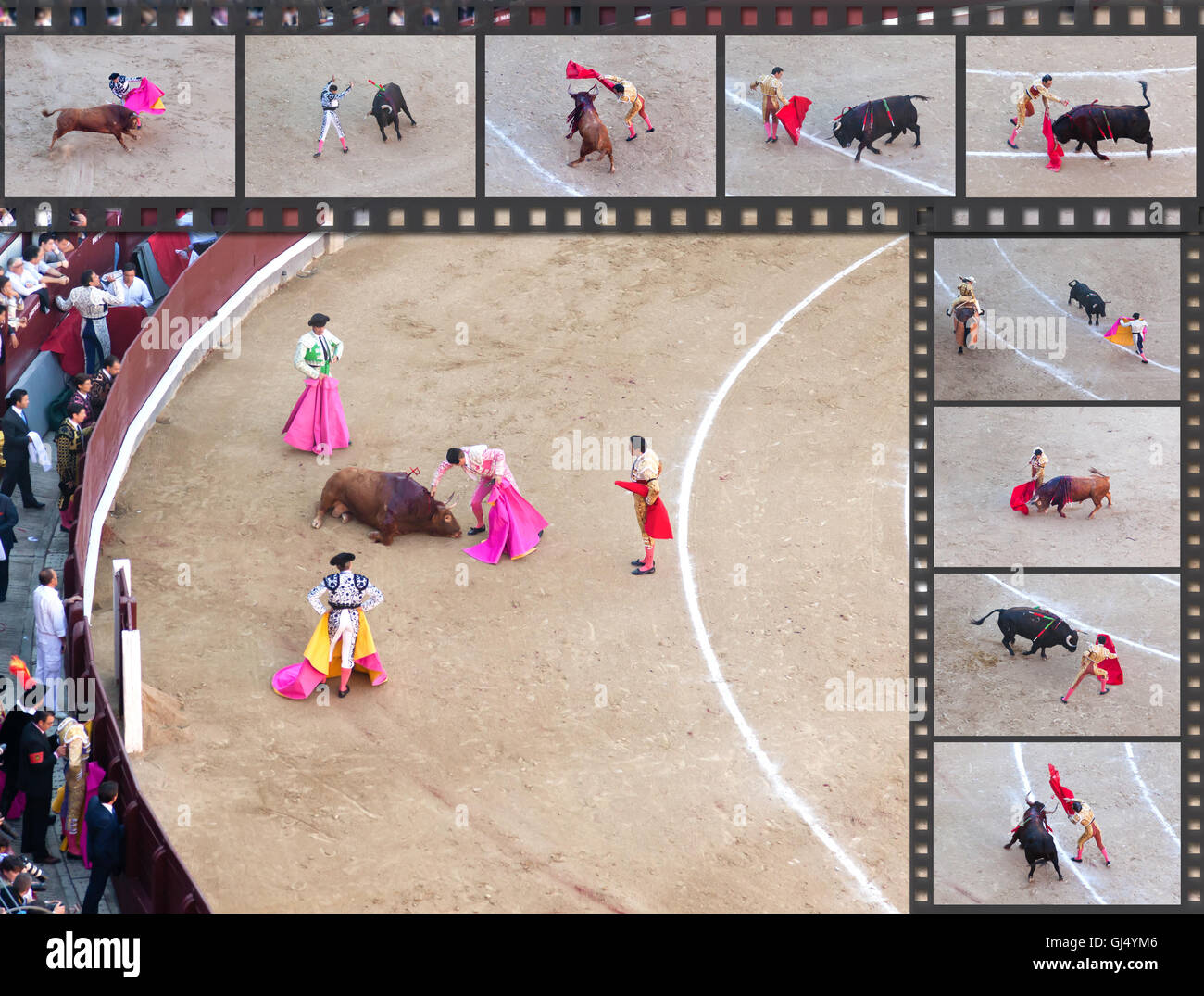 Bullfight - the one of the most controversial events in the world Stock ...