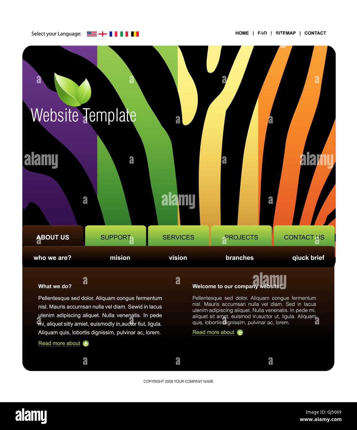 Blog banner template Cut Out Stock Images & Pictures - Alamy