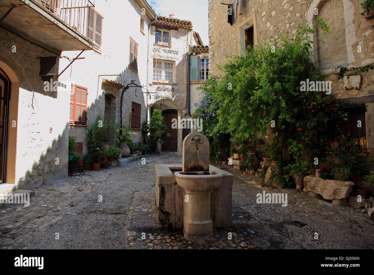 the famous village of Saint-Paul France Stock Photo - Alamy