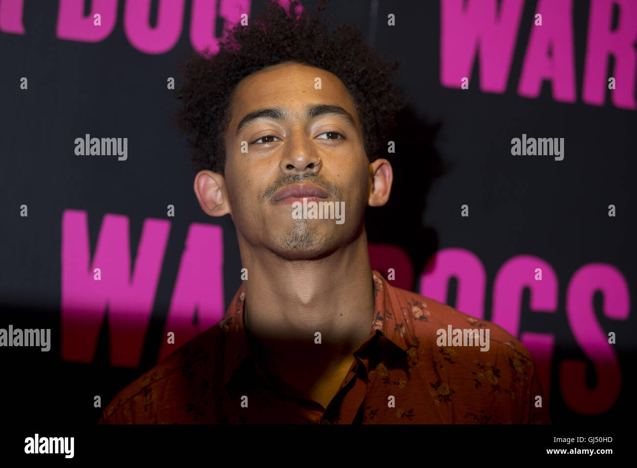 Jordan Stephens attends premiere in London. Aug 16 Stock Photo - Alamy