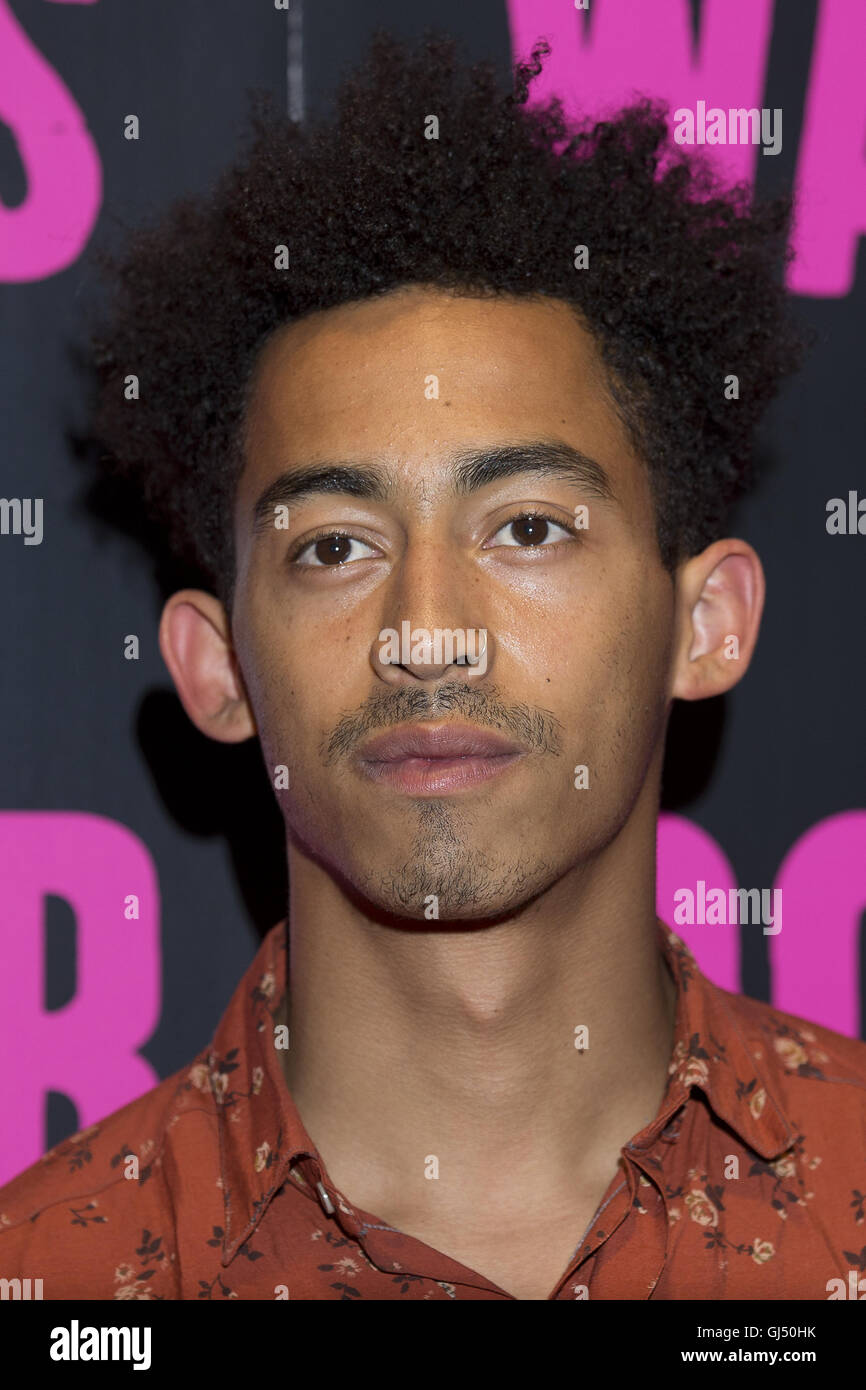 Jordan Stephens attends premiere in London. Aug 16 Stock Photo - Alamy