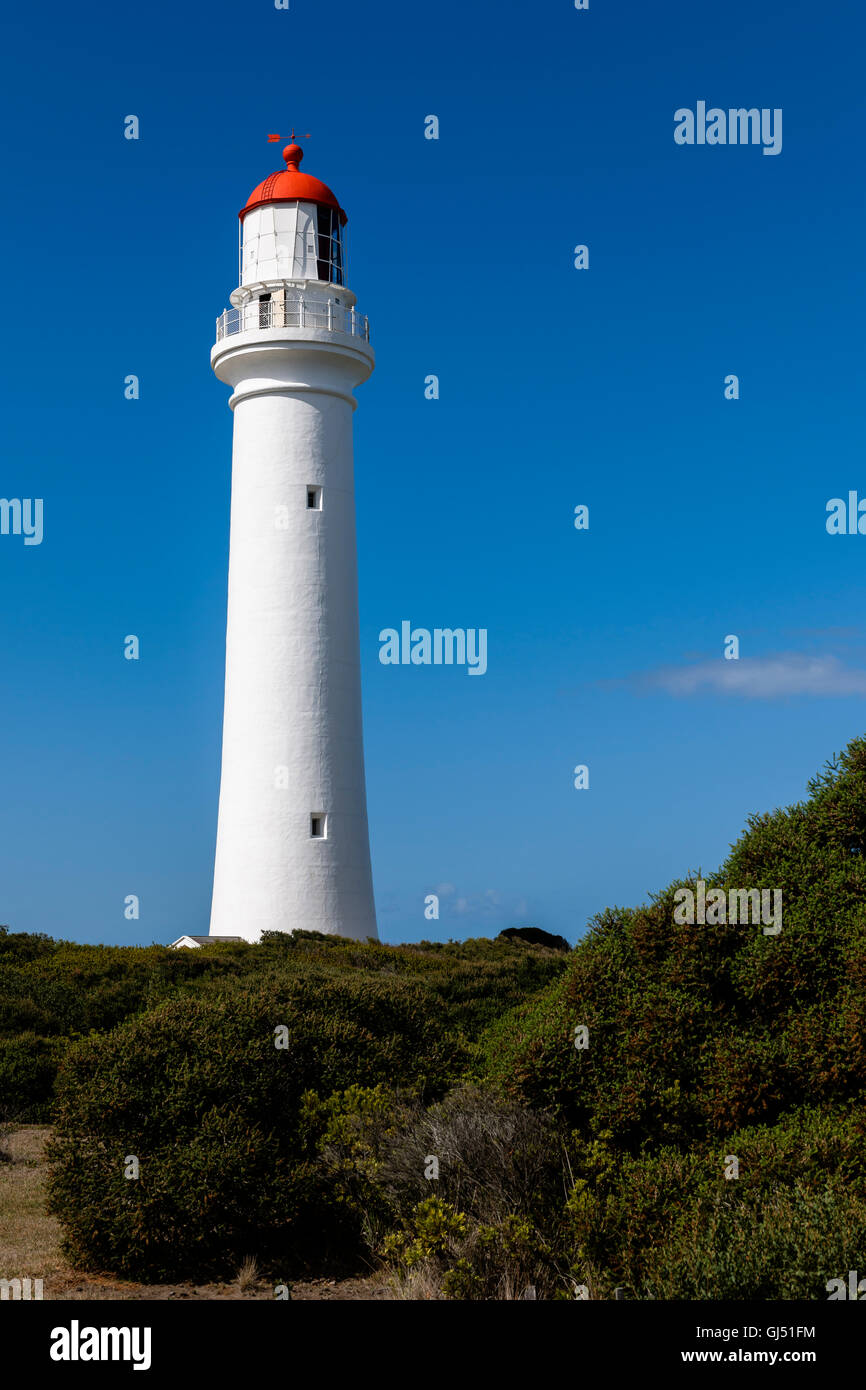 The Split Point Lighthouse along the Great Ocean Road Stock Photo - Alamy